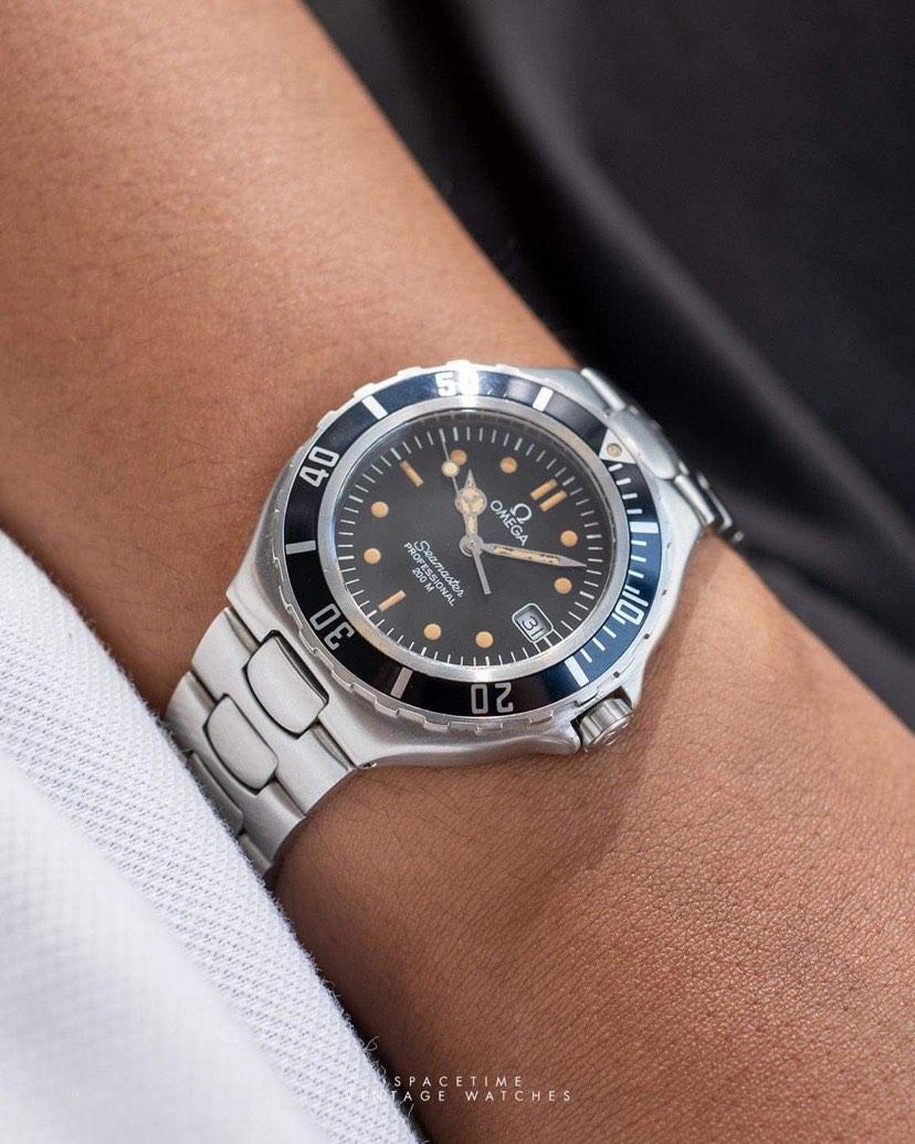 Omega Seamaster Pre-bond 200m quartz, Luxury, Watches on Carousell