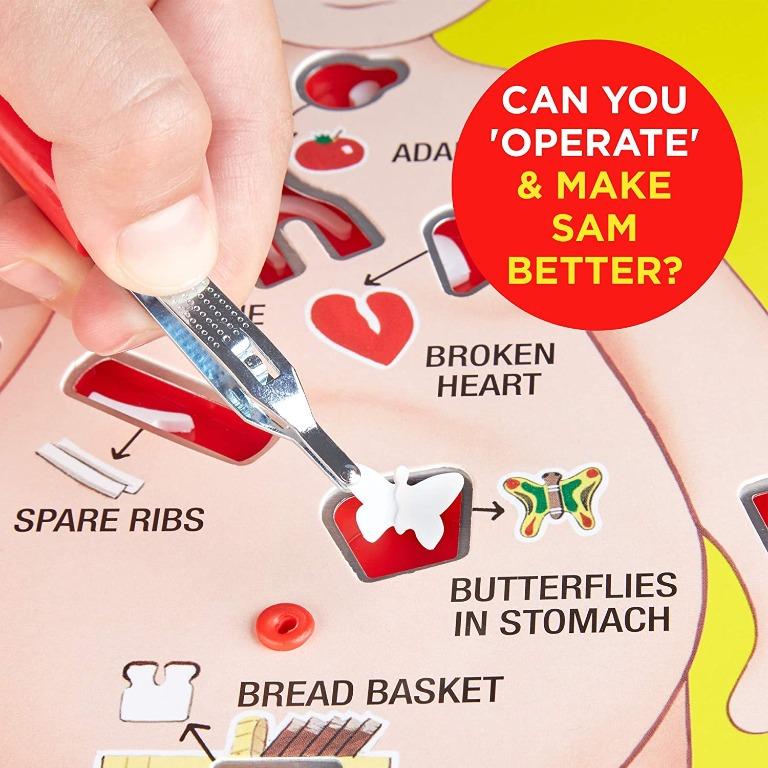 Operation Electronic Board Game With Cards Kids Skill Game Ages 6 and ...