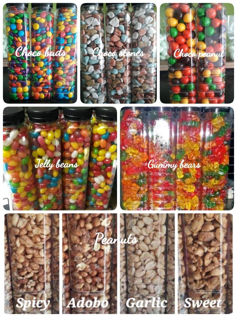 PEANUTS, CHOCO BUDS, CHOCO STONES, CHOCO PEANUT, JELLY BRANS, GUMMY ...