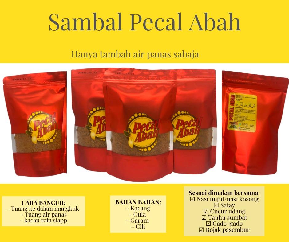 Pecal Abah Kuah Kacang Segera Sambal Pecel Jawa Instant Viral, Food ...