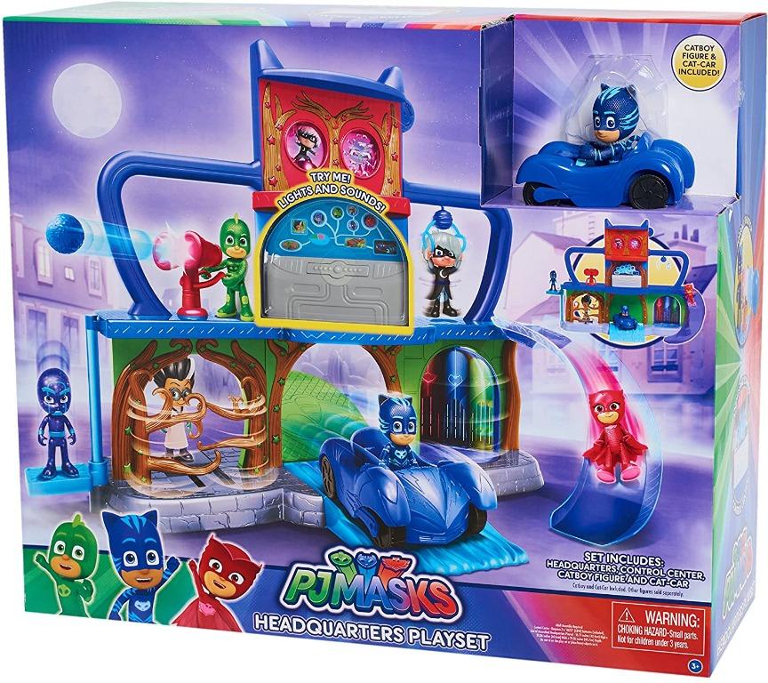PJ Masks Headquarters Playset HQ includes one 3" Catboy figure and Cat ...