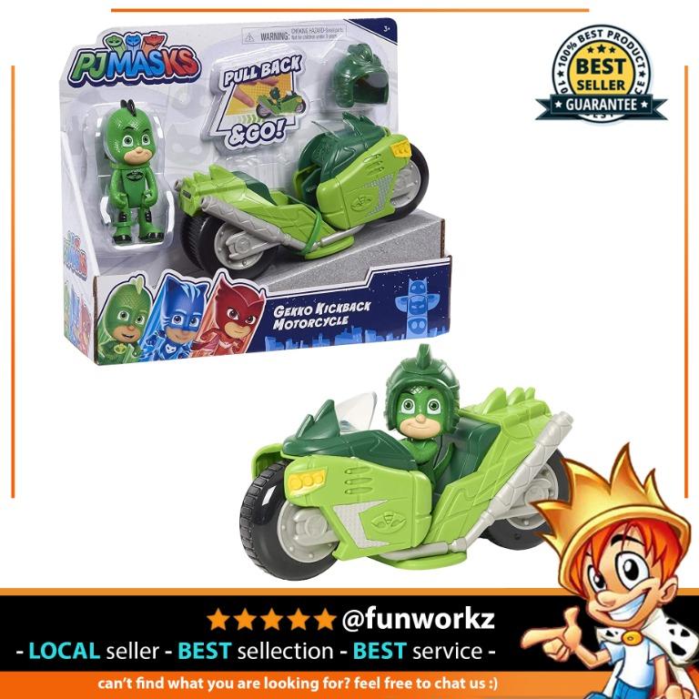 PJ Masks Kickback Motorcycles – Gekko, Hobbies & Toys, Toys & Games on ...