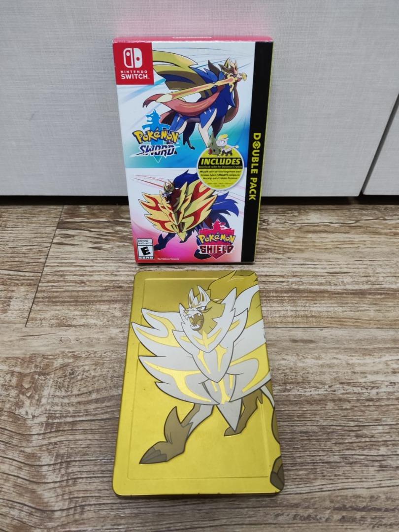 Pokemon Sword and Shield Double Pack + Steelbook Nintendo Switch, Video ...