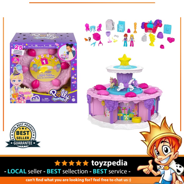 Polly Pocket Birthday Cake Countdown for Birthday Week, Birthday Cake ...