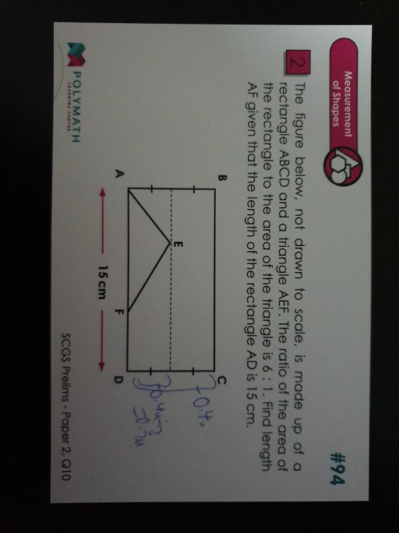 Polymath PSLE maths flashcards, Hobbies & Toys, Books & Magazines ...