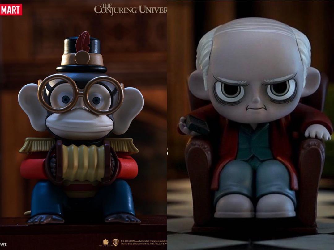 Popmart the conjuring universe series-old man's ghost/accordion monkey ...