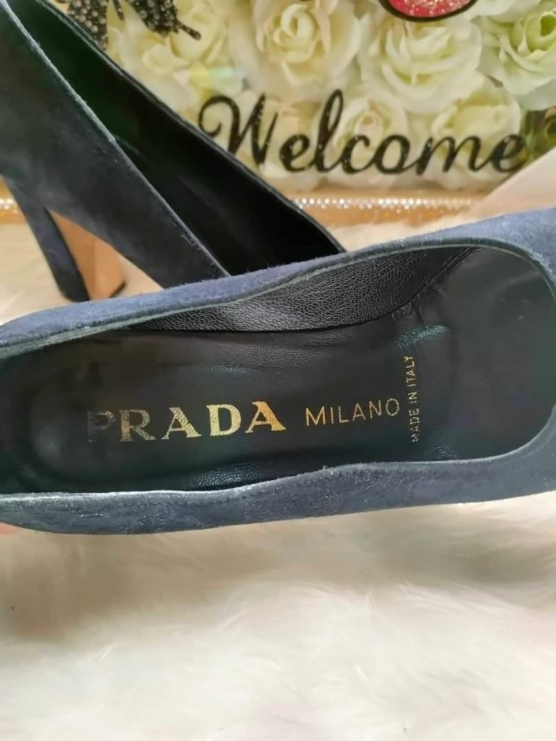 Prada milano, Women's Fashion, Footwear, Heels on Carousell