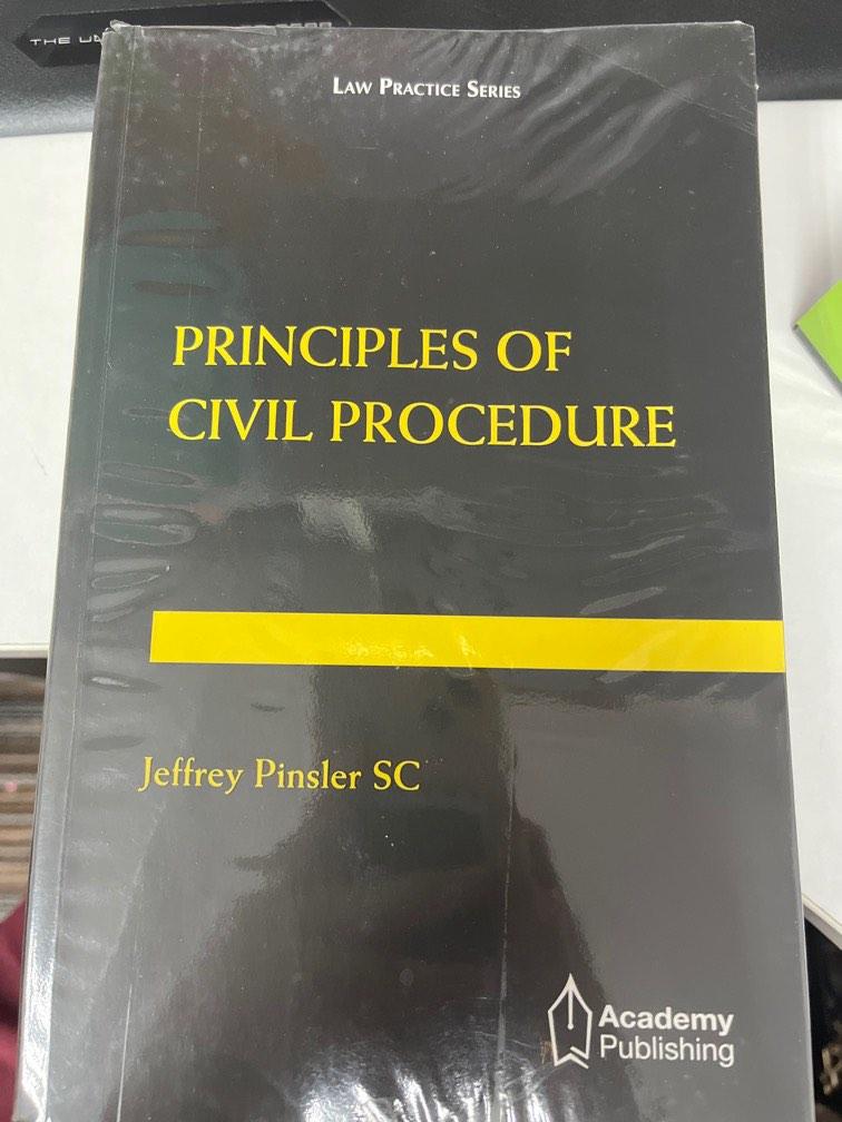 Principles of Civil Procedure Textbook, Hobbies & Toys, Books ...