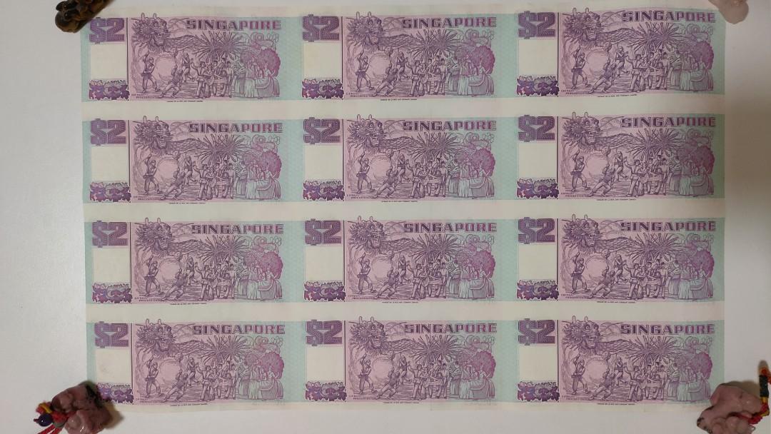 Purple $2 Ship Series Uncut Currency Notes, Hobbies & Toys, Memorabilia ...