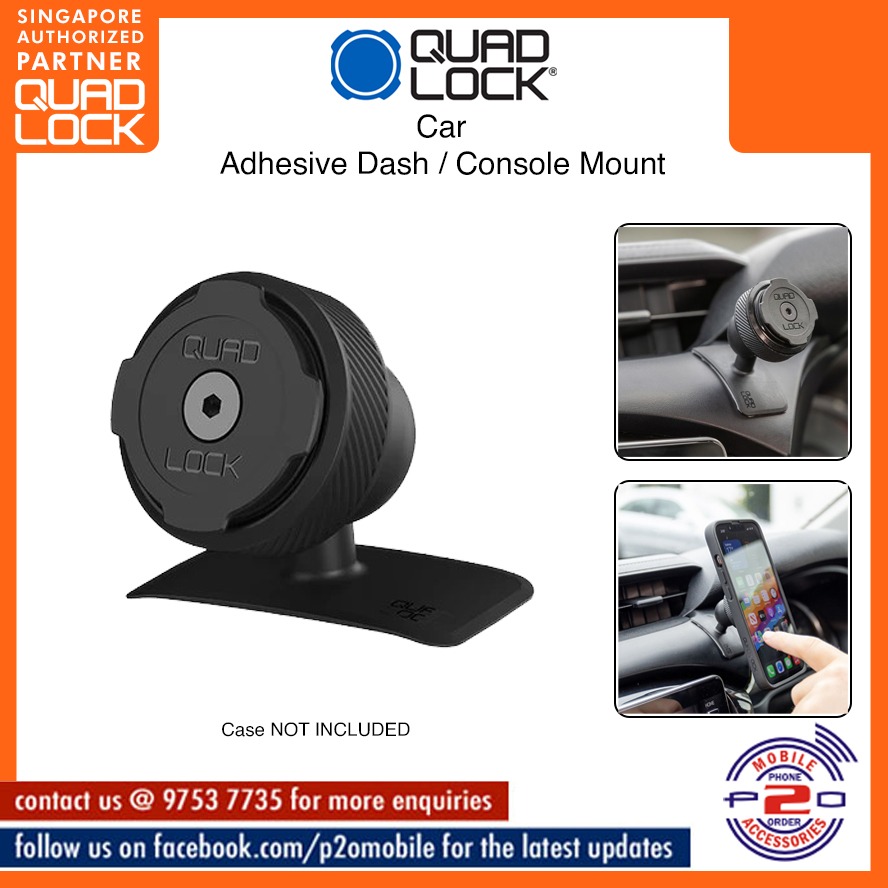 Quad Lock Car Adhesive Dash / Console Mount, Mobile Phones & Gadgets ...