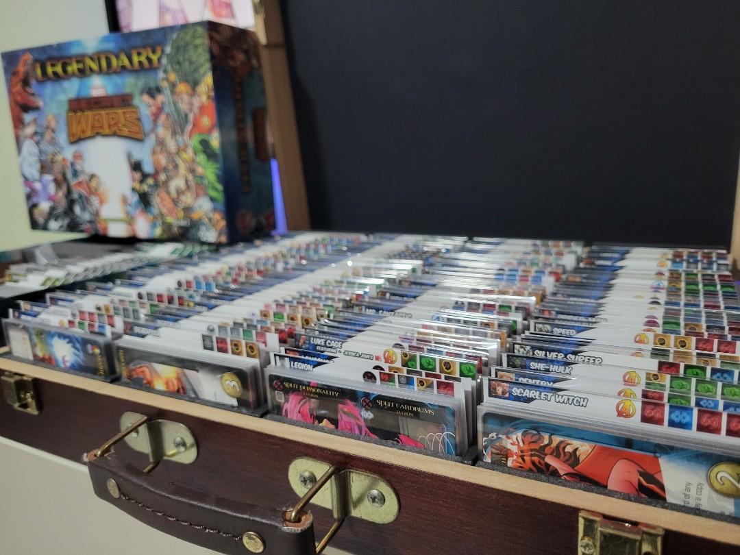 RARE Marvel Legendary + X-Men card collection. Sleeved and Alphabetized ...