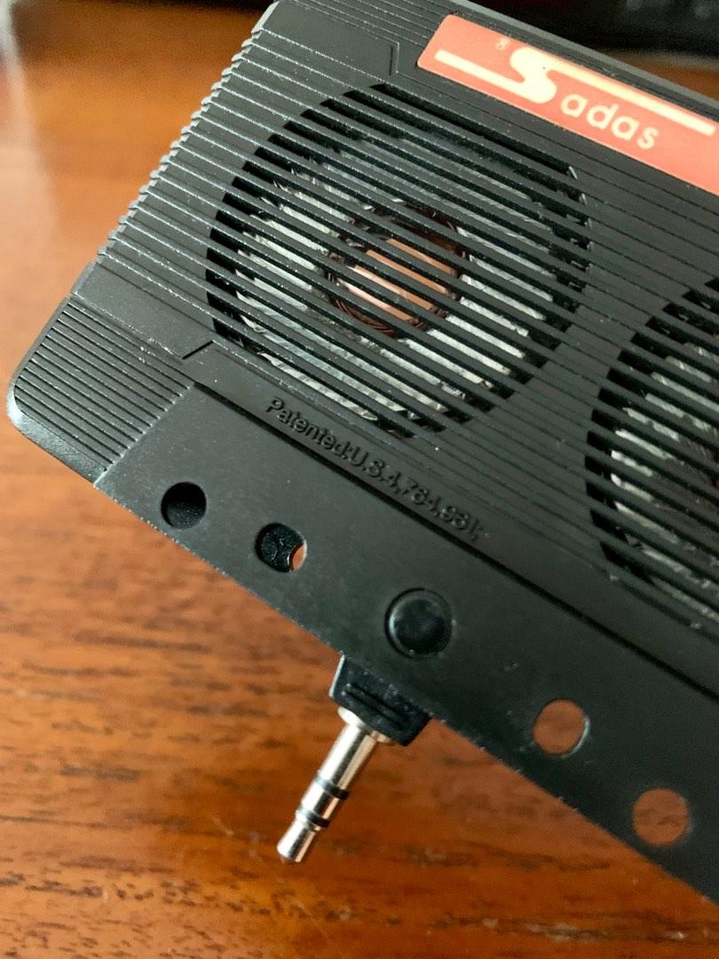 Rare vintage cassette tape speaker for discman walkman portable audio ...