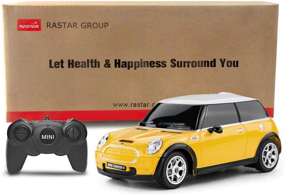 RASTAR Mini Cooper RC CAR, 1:24 BMW Mini Cooper S Remote Control Vehicle Toy Car for Kids ...