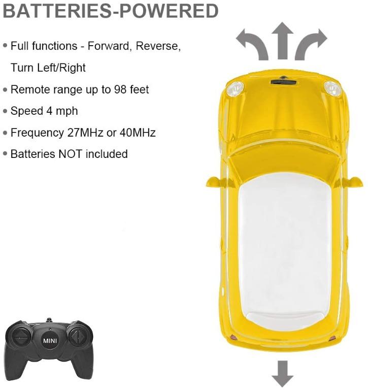 RASTAR Mini Cooper RC CAR, 1:24 BMW Mini Cooper S Remote Control ...