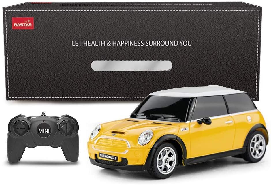 RASTAR Mini Cooper RC CAR, 1:24 BMW Mini Cooper S Remote Control Vehicle Toy Car for Kids ...