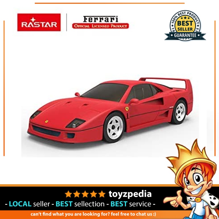 Rastar Radio Remote Control 1/24 Scale Ferrari F40 Licensed RC Model ...