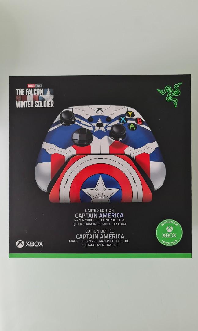 Razer Limited Edition Xbox Controller Captain America, Video Gaming ...