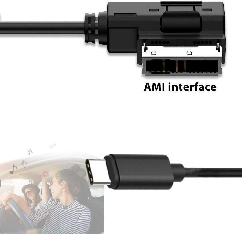 Ready Stock! AMI to Type C Supply Cable Compatible with Audi VW, MDI ...
