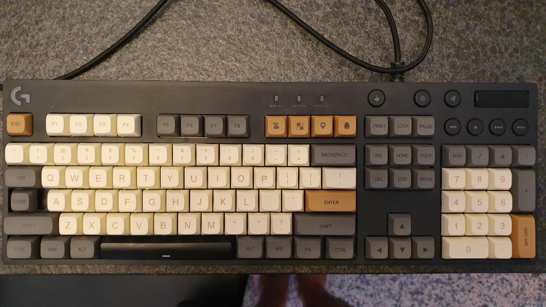 Refurbished Logitech G610 Mechanical Keyboard Cherry MX Blue Switches ...