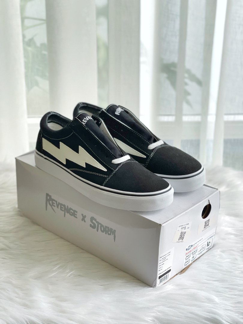 Revenge x Storm Black, Men's Fashion, Footwear, Sneakers on Carousell