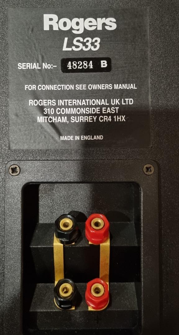 ROGERS / LS33 Classic special edition, Audio, Soundbars, Speakers & Amplifiers on Carousell