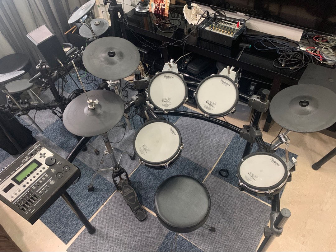 Roland TD- 12 Drumset, Hobbies & Toys, Music & Media, Musical ...