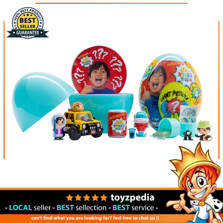 Ryan’s World Giant Mystery Egg Series 4, Filled With Surprises, 1 of 8 ...