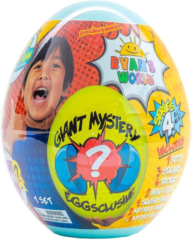 Ryan’s World Giant Mystery Egg Series 4, Filled With Surprises, 1 of 8 ...