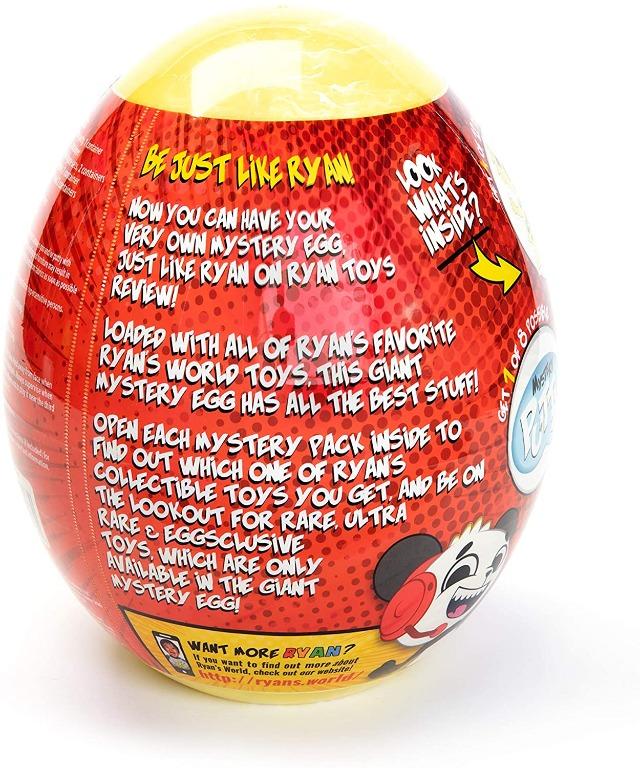 RYAN'S WORLD Giant Mystery Egg Series 5, Filled with Surprises, 1 of 3 ...
