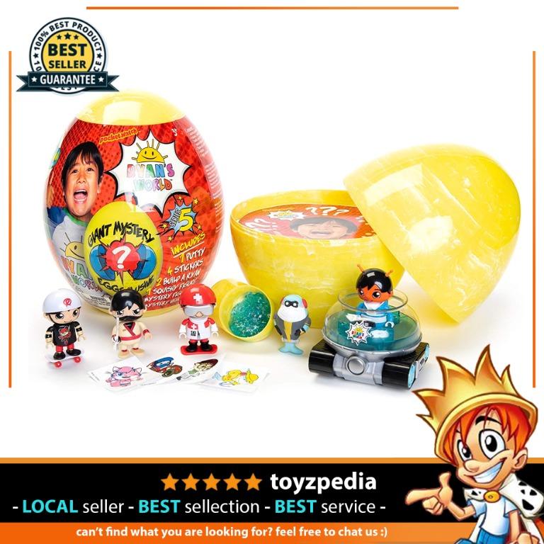 RYAN'S WORLD Giant Mystery Egg Series 5, Filled with Surprises, 1 of 3 ...