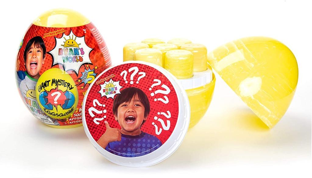 RYAN'S WORLD Giant Mystery Egg Series 5, Filled with Surprises, 1 of 3 ...