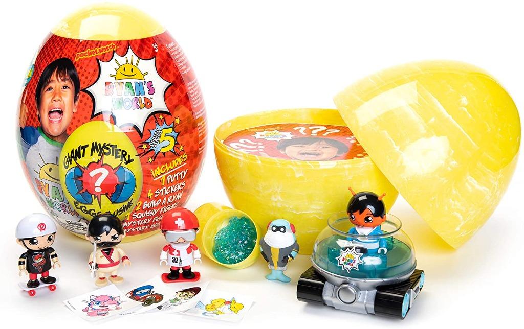 RYAN'S WORLD Giant Mystery Egg Series 5, Filled with Surprises, 1 of 3 ...