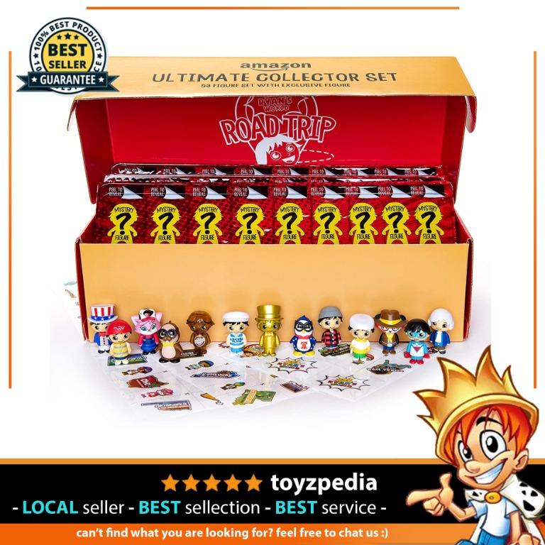 Ryan’s World Road Trip 53 pc Complete Figure Set + Bonus Figure ...