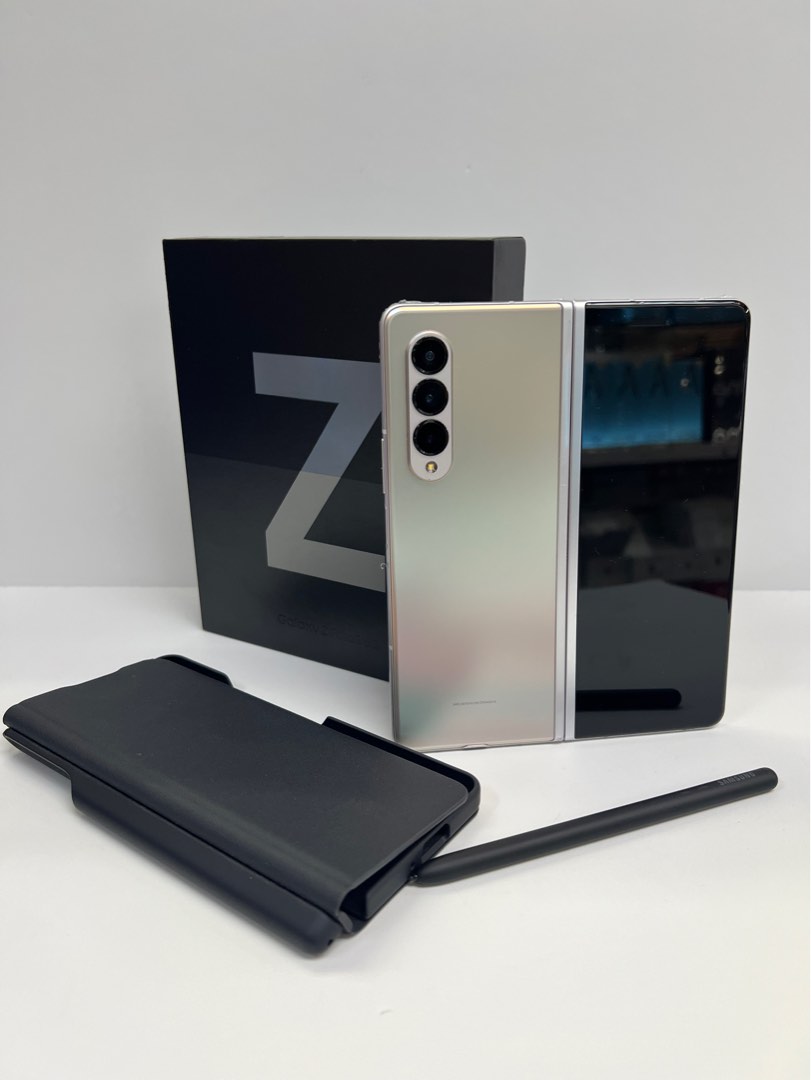 Samsung Z fold 3 512gb Silver, Mobile Phones & Gadgets, Mobile Phones ...