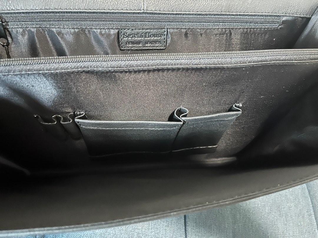 Satchi House Business Briefcase (Black), Men's Fashion, Bags ...