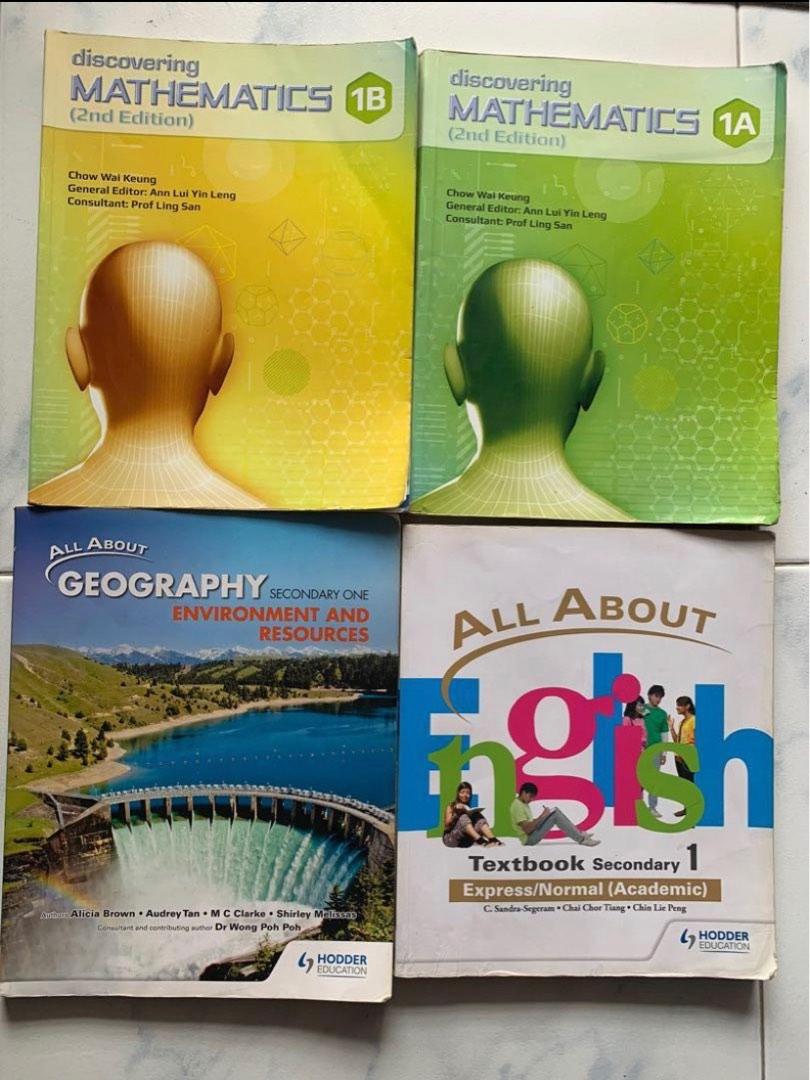 Secondary 1 textbooks, Hobbies & Toys, Books & Magazines, Textbooks on ...
