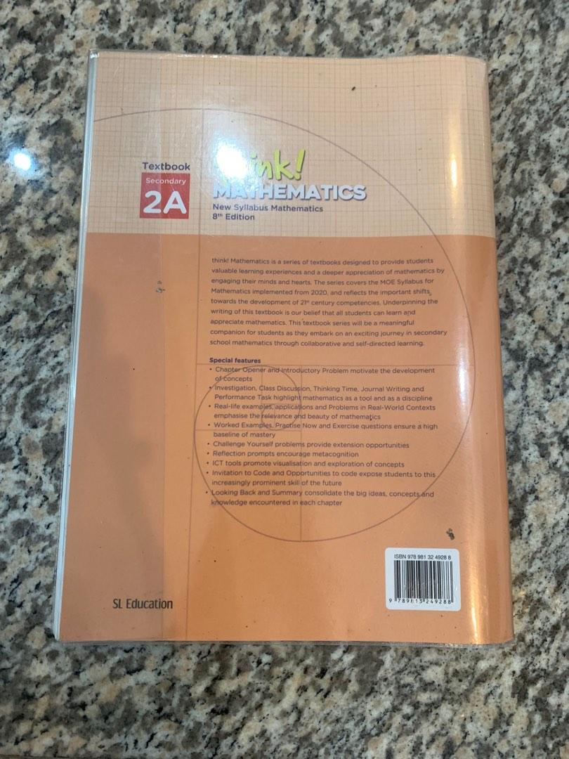 secondary math 2A textbook, Hobbies & Toys, Books & Magazines ...