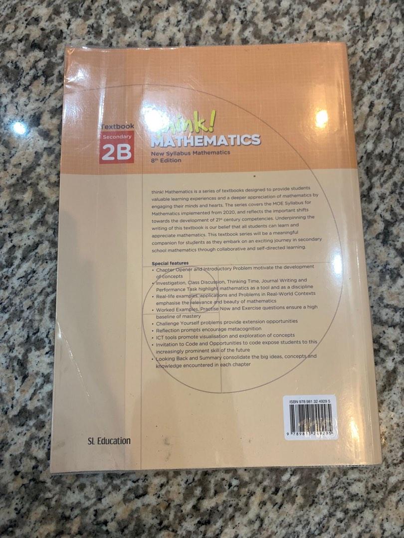 secondary math 2B textbook, Hobbies & Toys, Books & Magazines ...