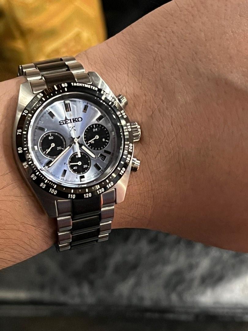 Seiko Speedtimer Ice Blue Panda, Luxury, Watches on Carousell