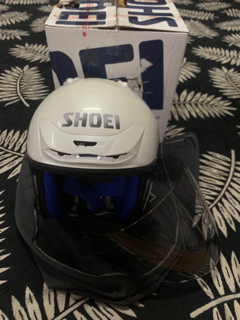 Shoei JForce2 Pearl White, Motorbikes on Carousell