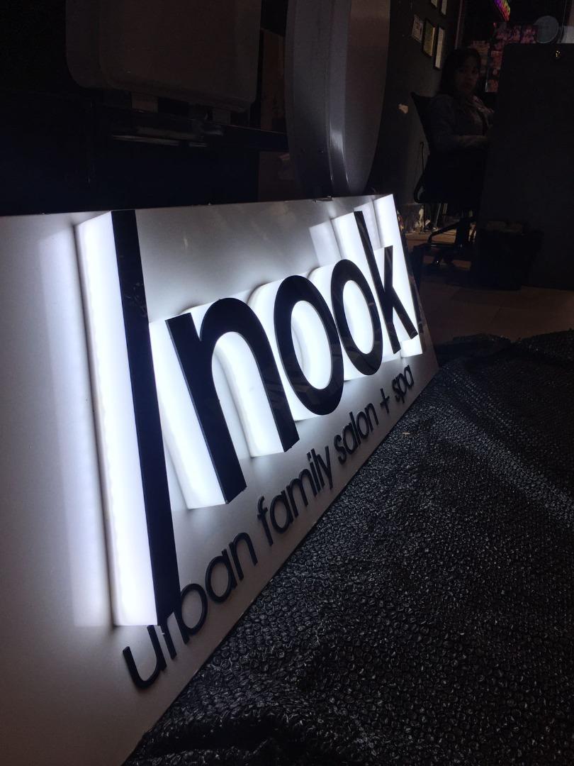 SIGNAGE/ ACRYLIC BUILD UP LIGHTED, Furniture & Home Living, Office ...