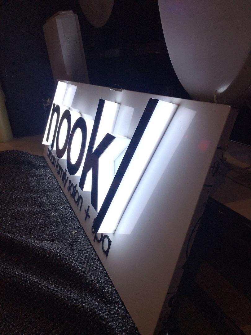 SIGNAGE/ ACRYLIC BUILD UP LIGHTED, Furniture & Home Living, Office ...