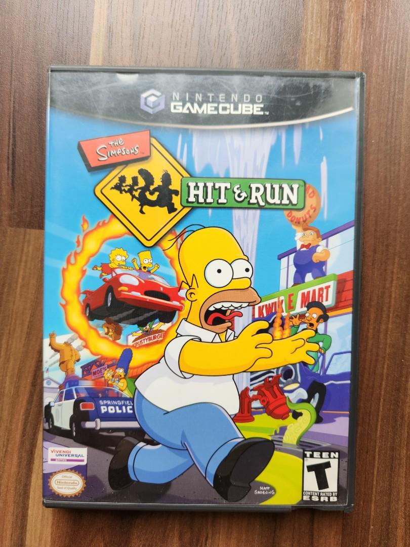 Simpson Hit&Run Nintendo Gamecube, Video Gaming, Video Games, Nintendo ...