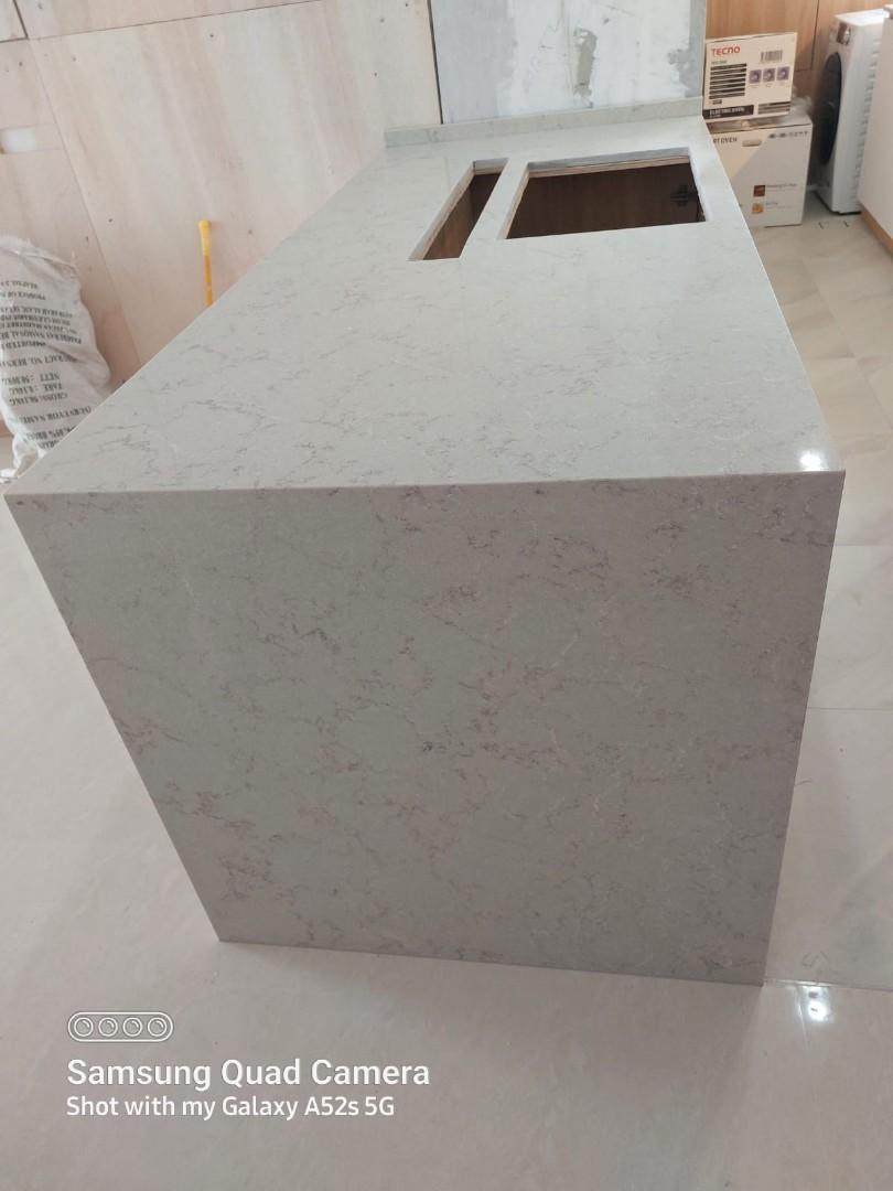Sintered Stone Quartz Granite Solid Surface & Marble, Furniture & Home Living, Bathroom ...