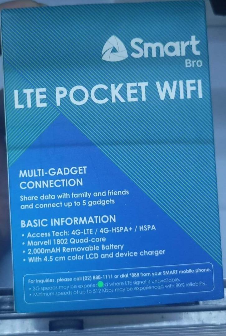 SMART LTE POCKET WIFI, Mobile Phones & Gadgets, Other Gadgets on Carousell