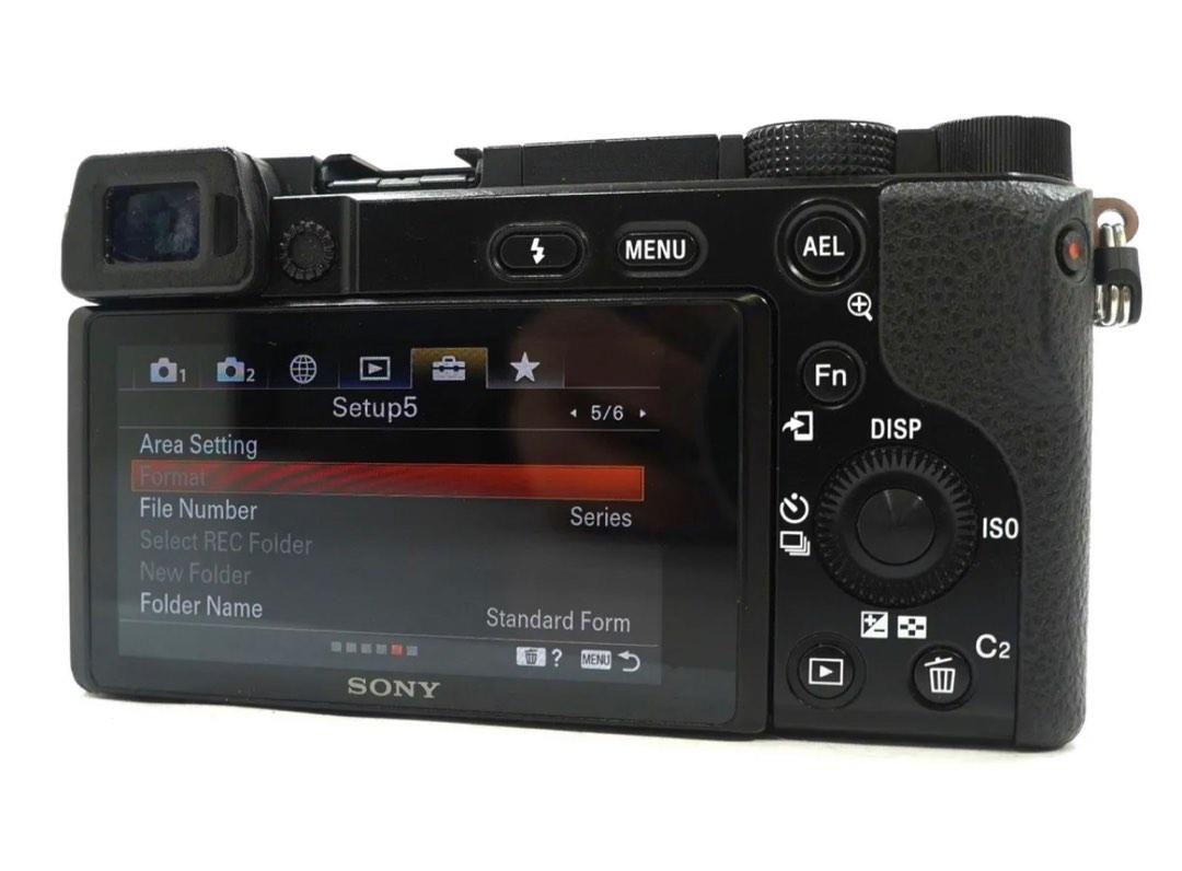 Sony Alpha 6100 a6100 Mirrorless Camera Black 24.3MP 4K WiFi AVCHD APS ...