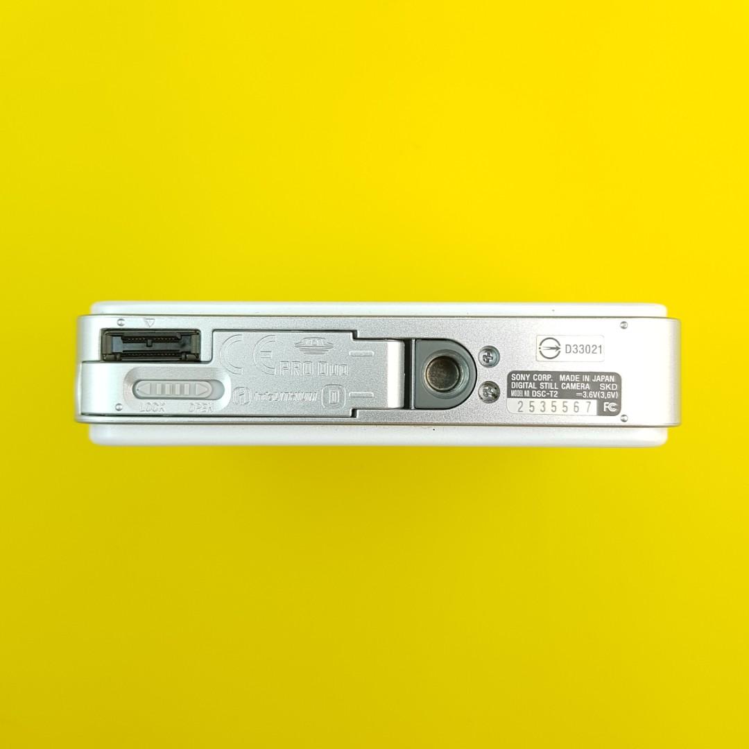 SONY CYBERSHOT DSC-T2 WHITE/PUTIH (digicam/camdig/digital camera/pocket ...