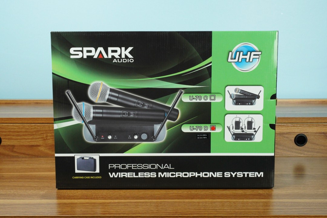 Spark Audio Professional Wireless Microphone System (U-70 D) | Headset ...