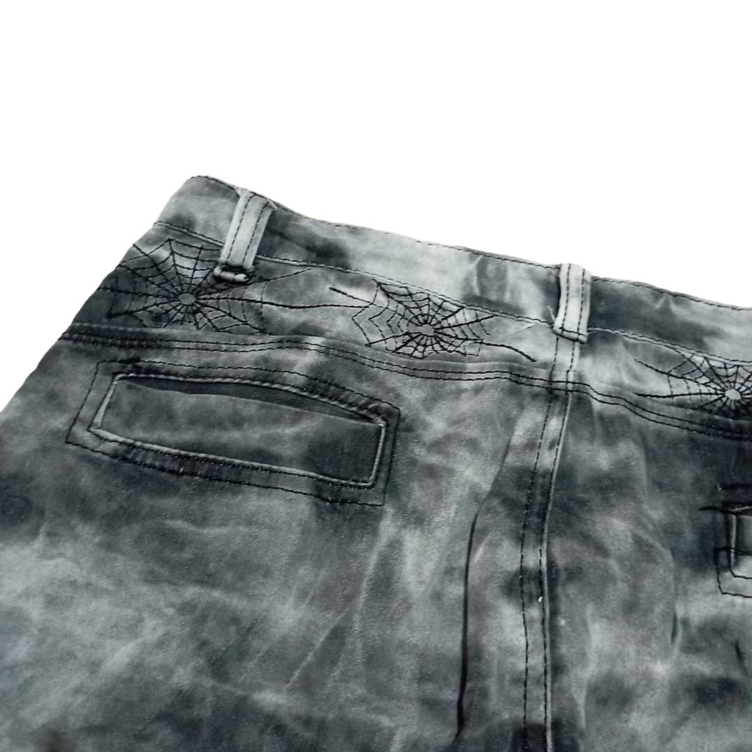 Spider Web Pants, Women's Fashion, Bottoms, Jeans on Carousell