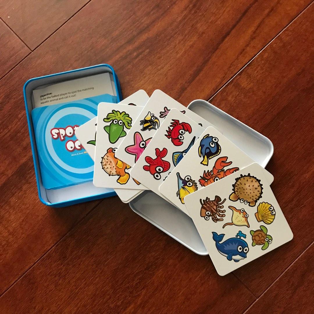 Spot the Ocean card game, Hobbies & Toys, Toys & Games on Carousell